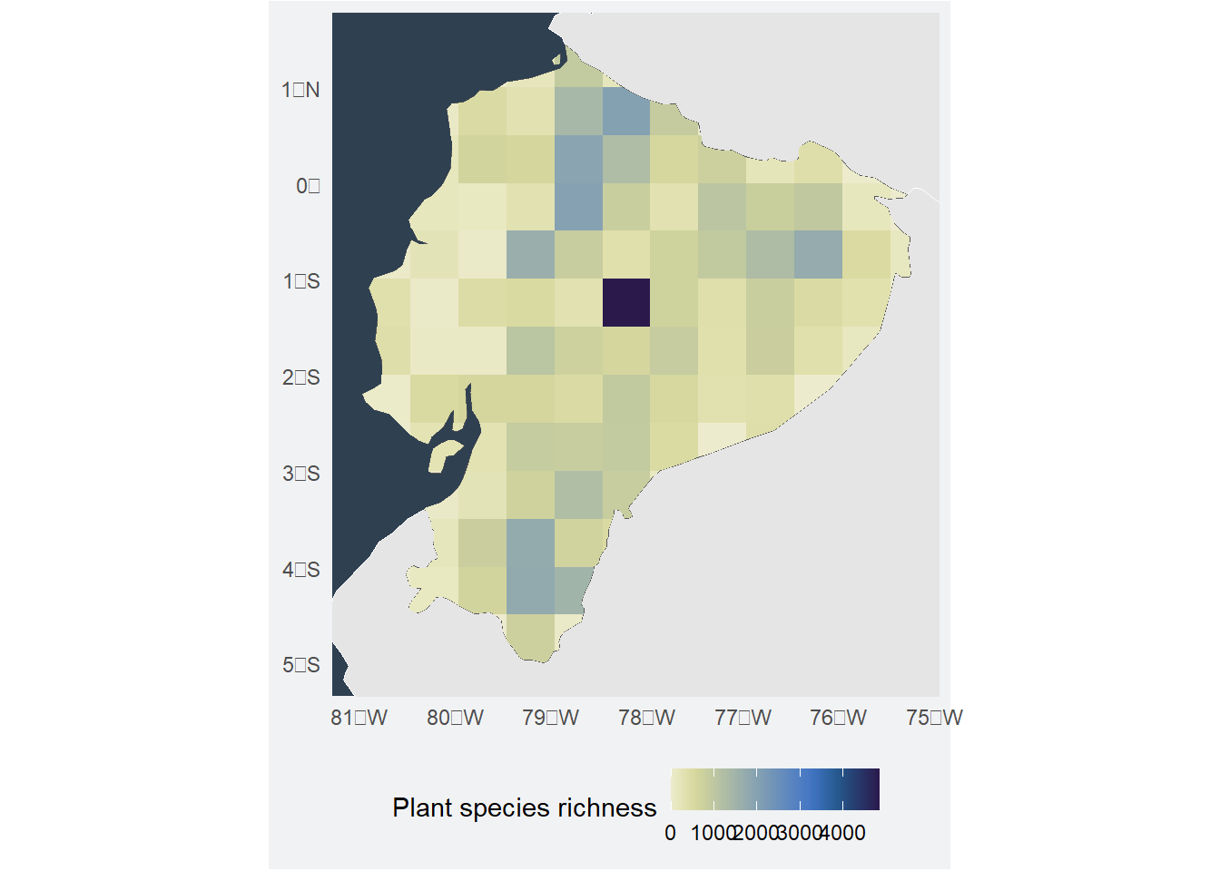 Ecuador plant richness analysis