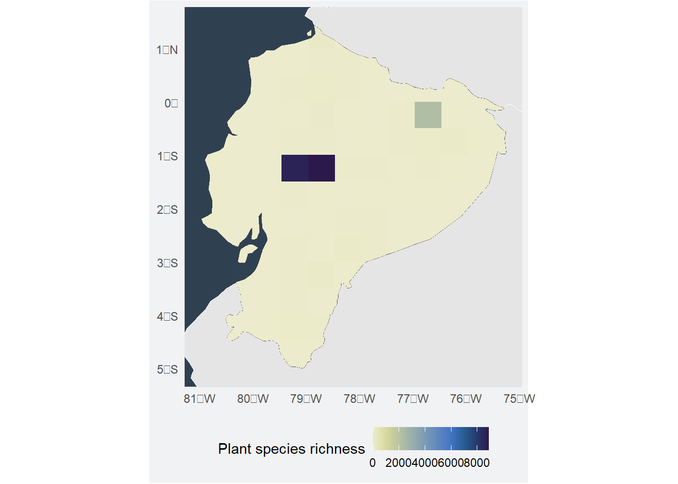 Ecuador plant richness analysis